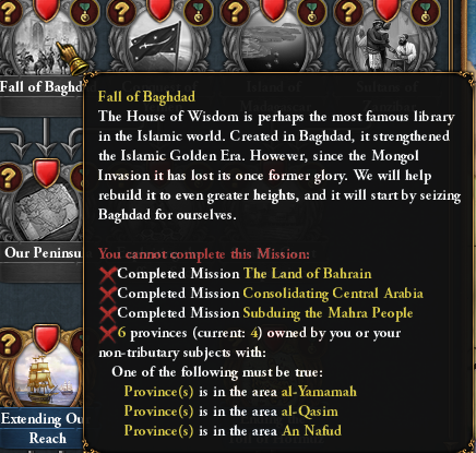 Duplicate - Omani Mission "Fall of Baghdad" bug | Paradox Interactive Forums